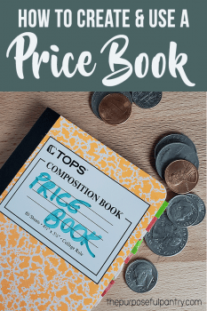 DIY Price Book - The Purposeful Pantry