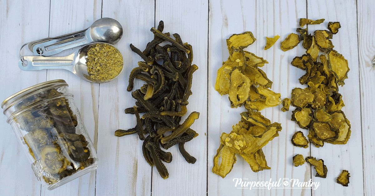 How to Dehydrate Pickles and Use Pickle Powder - The Purposeful Pantry