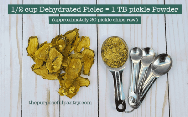 How to Dehydrate Pickles and Use Pickle Powder - The Purposeful Pantry