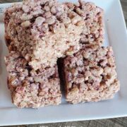 Blueberry Rice Krispies Treats - The Purposeful Pantry