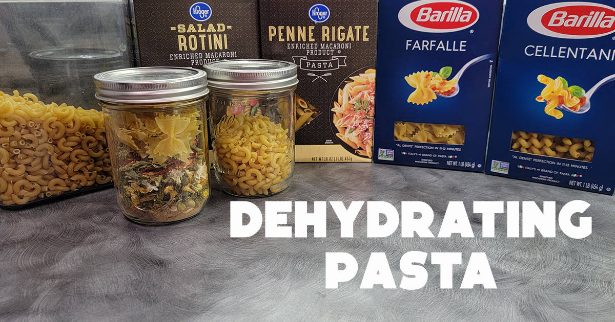 How to Dehydrate Pasta - The Purposeful Pantry