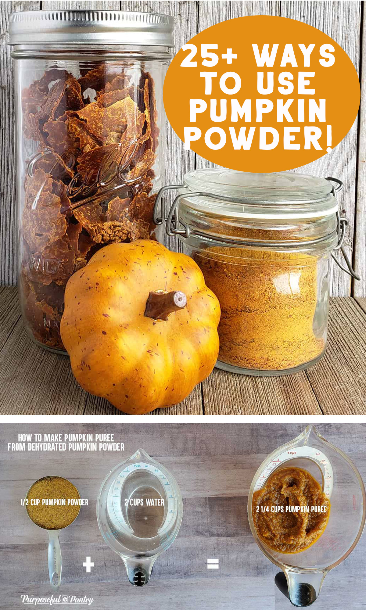 25 Ways to Use Pumpkin Powder - The Purposeful Pantry