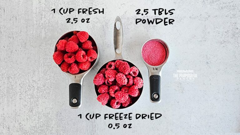 How to Freeze Dry Raspberries - The Purposeful Pantry