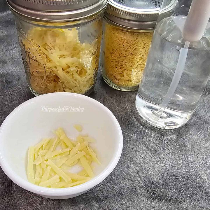 How to Dehydrate Fresh Parmesan Cheese - The Purposeful Pantry